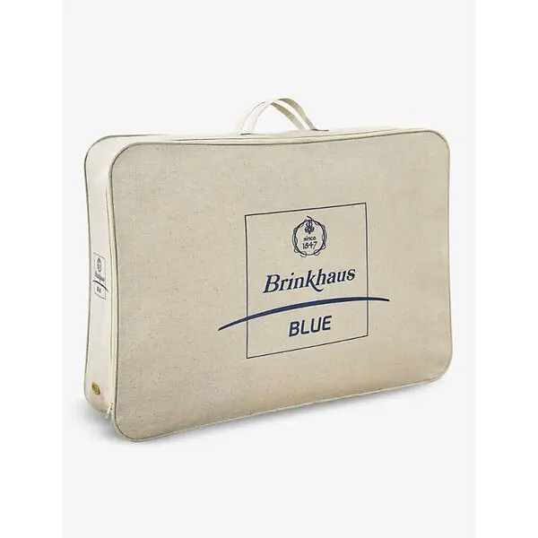 BRINKHAUS Blue Warm Cotton And Goose Down Duvet - White