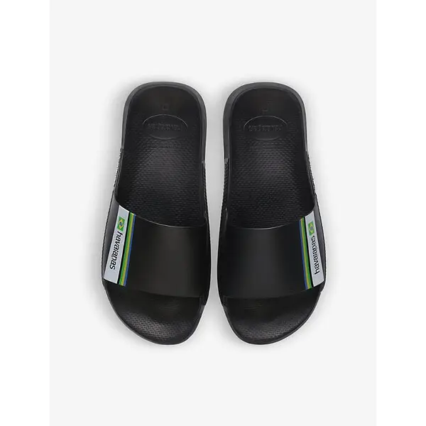 Havaianas Brazil Logo-print Rubber Sandals