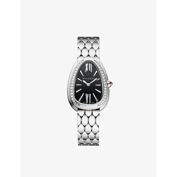 BVLGARI Serpenti Seduttori Stainless-steel Quartz Watch - Stainless Steel