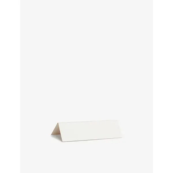 Smythson Gilt-edged Tented Place Cards Box Of 25