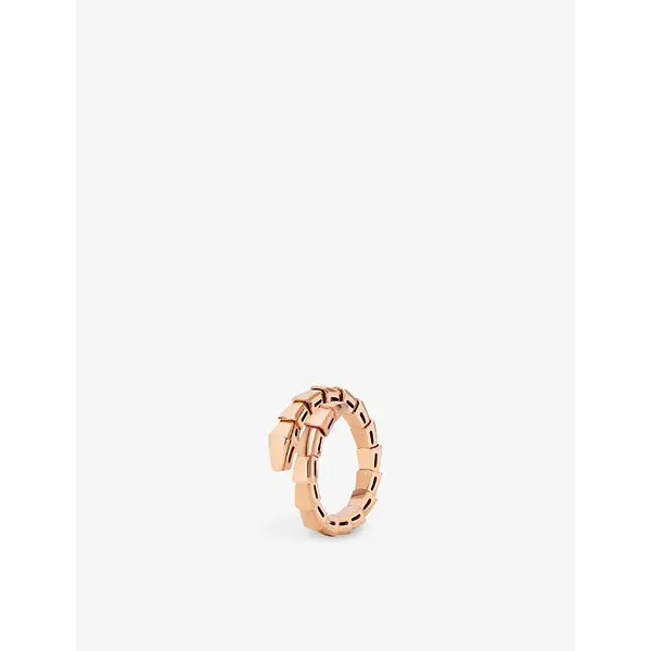BVLGARI Serpenti Viper 18ct Rose-gold Ring - Rose Gold