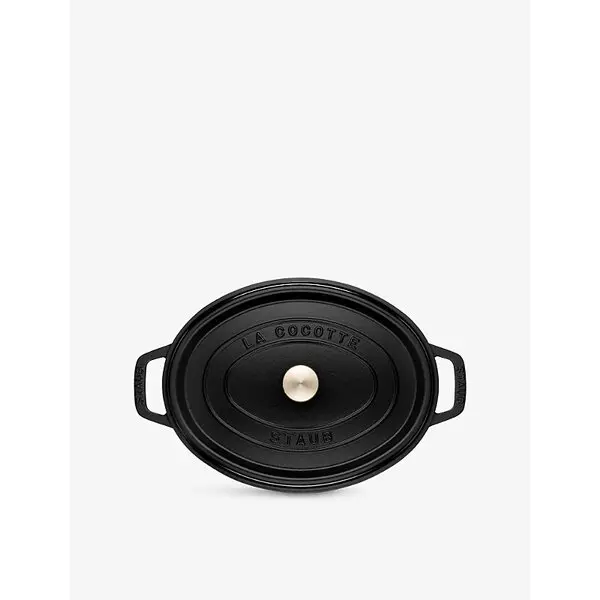 STAUB Cocotte Cast-iron Casserole Dish 23.5cm - Black