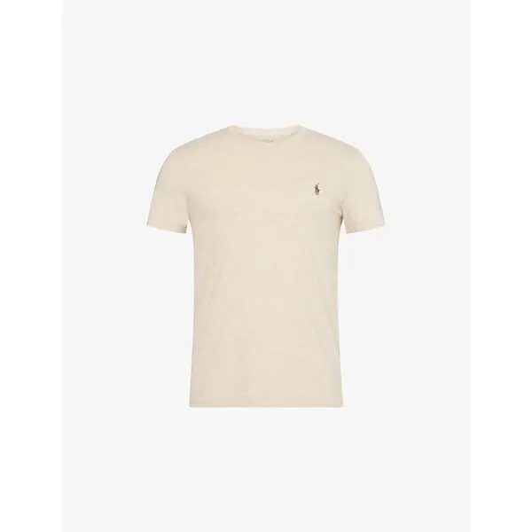 Polo Ralph Lauren Logo-embroidered Regular-fit Cotton-jersey T-shirt Xxl - Expedition Heather