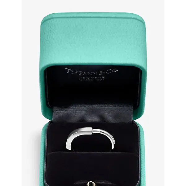 Tiffany & Co. Lock 18ct Rose-gold Diamond Ring - Rose Gold