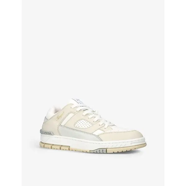 Axel Arigato Area Leather And Mesh Low-top Trainers - Cream Comb