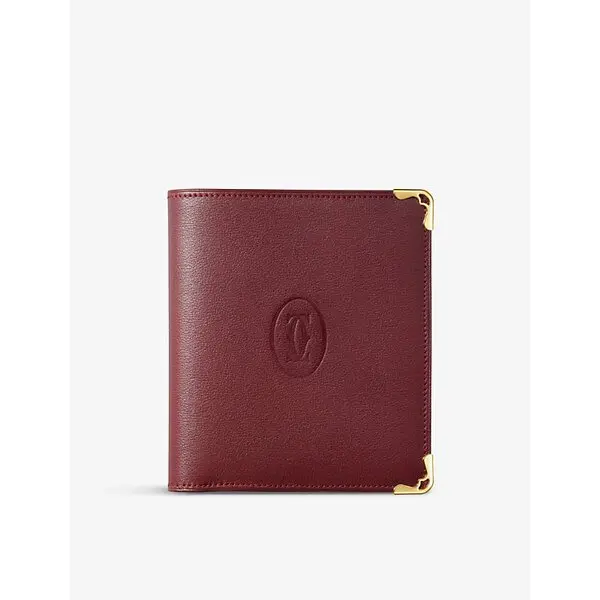 CARTIER Must De Leather Wallet - Burgundy