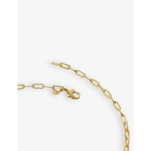 Monica Vinader Mini Paperclip Chain Choker - Gold