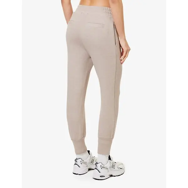 Varley The Slim Cuff Relaxed-fit Jogging Bottoms - Taupe Marl