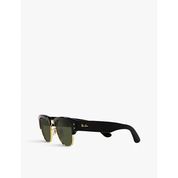 Ray-ban Clubmaster Square-frame Sunglasses - Black