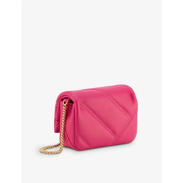 BVLGARI Serpenti Cabochon Mini Leather Shoulder Bag - Fuchsia