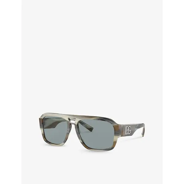 Dolce & Gabbana Dg4403 Pilot Sunglasses - Grey
