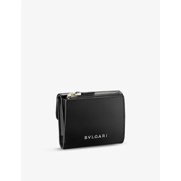 BVLGARI Serpenti Forever Compact Card Holder - Black
