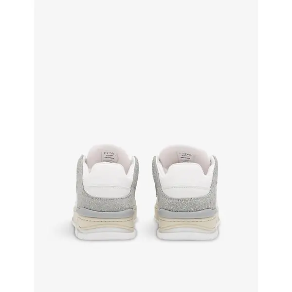 Axel Arigato Area Lo Brushed-suede And Leather Low-top Trainers - White/oth
