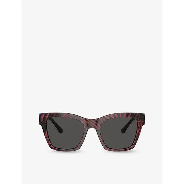 Dolce & Gabbana Dg4384 Square-frame Sunglasses - Red