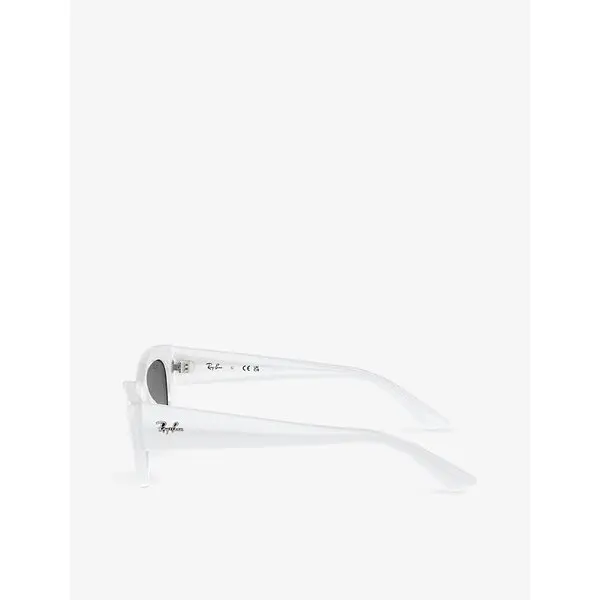 Ray-ban Zena Irregular-frame Sunglasses - White