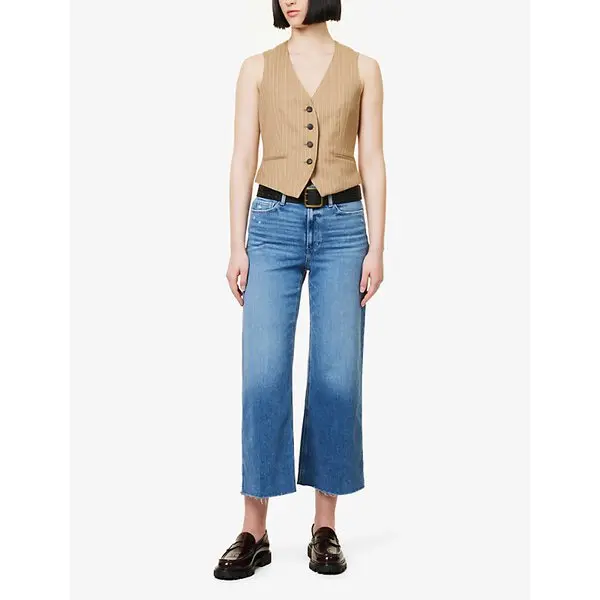 Paige Anessa Ankle Wide-leg Jeans