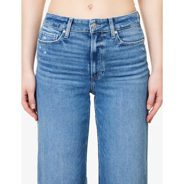Paige Anessa Ankle Wide-leg Jeans