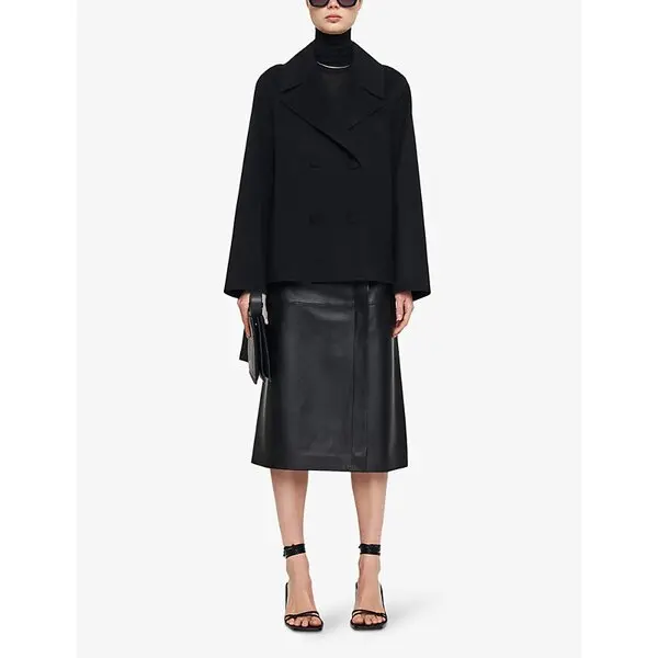 JOSEPH Gilkes Relaxed-fit Wool And Silk-blend Coat