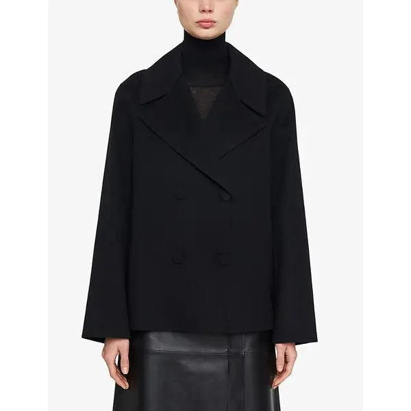 JOSEPH Gilkes Relaxed-fit Wool And Silk-blend Coat