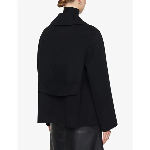 JOSEPH Gilkes Relaxed-fit Wool And Silk-blend Coat