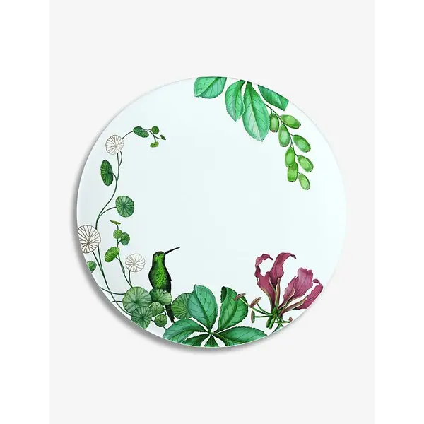 VILLEROY & BOCH Avarua Leaf-print Porcelain Dessert Breakfast Plate 21.9cm - One-color