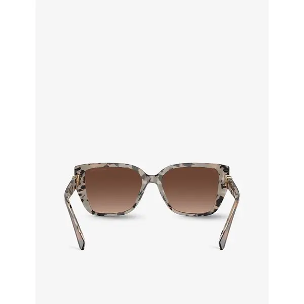 Michael Kors Acadia Rectangle Sunglasses - Brown