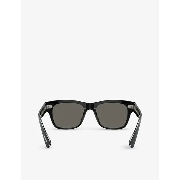 Oliver Spencer Birell Sun Pillow-frame Sunglasses - Black