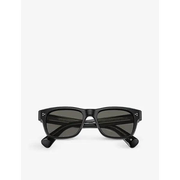 Oliver Spencer Birell Sun Pillow-frame Sunglasses - Black