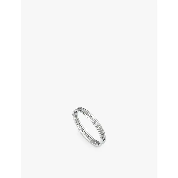 BVLGARI B.zero1 18ct White-gold And Diamond Bangle - White Gold