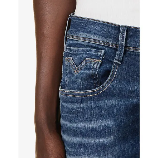 REPLAY Anbass Regular-fit Slim-leg Jeans - Dark Blue