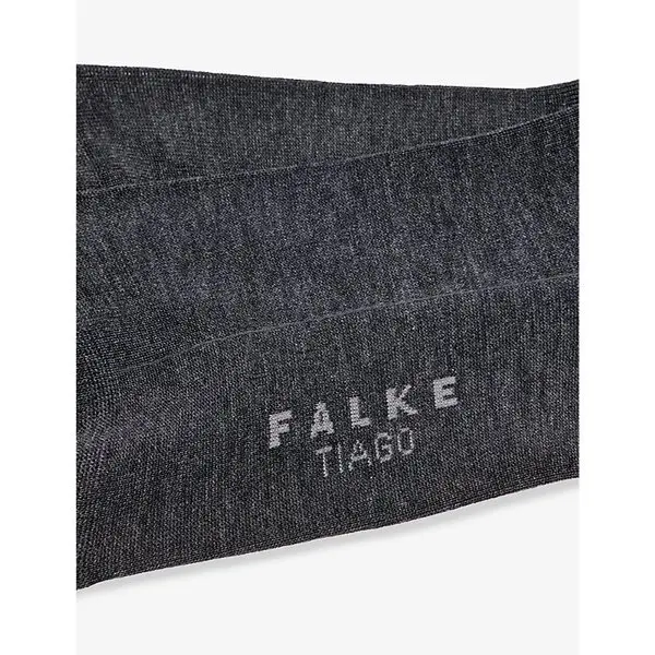 Falke Tiago Stretch Cotton-blend Socks - Anthracite Mel.