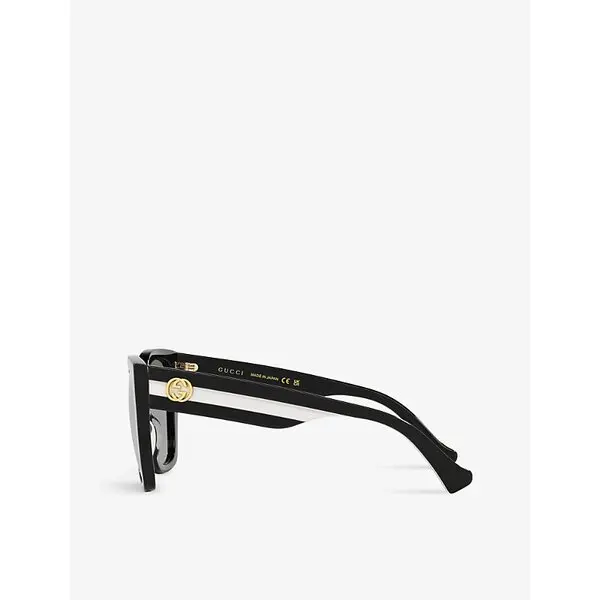 Gucci Gg1300s Butterfly Sunglasses - Black