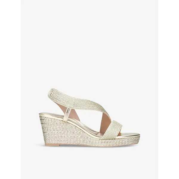 Carvela Gala Rope-effect Woven Heeled Sandals