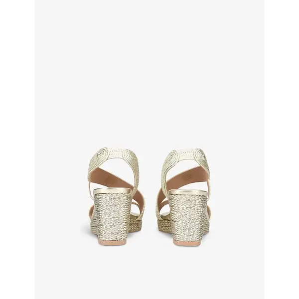 Carvela Gala Rope-effect Woven Heeled Sandals