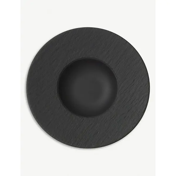 VILLEROY & BOCH Manufacture Rock Porcelain Pasta Plate&nbsp;29cm - Black