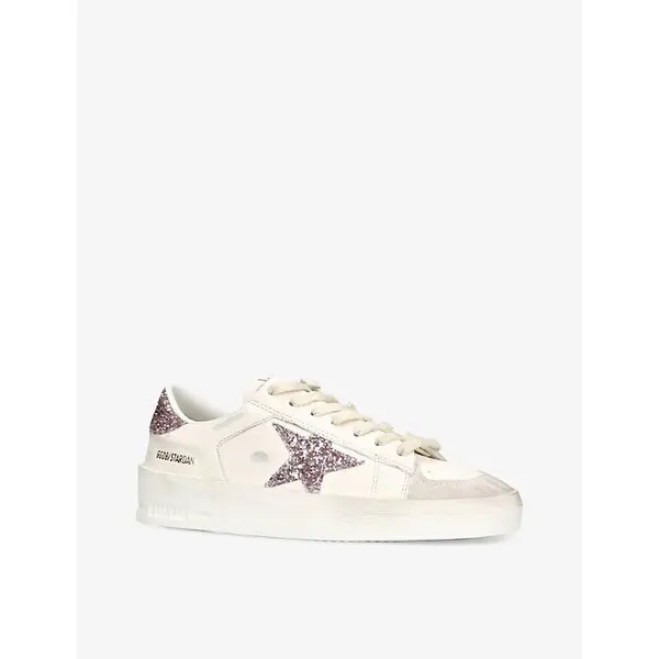GOLDEN GOOSE Stardan Leather Low-top Trainers - White/comb