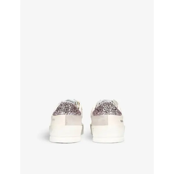 GOLDEN GOOSE Stardan Leather Low-top Trainers - White/comb