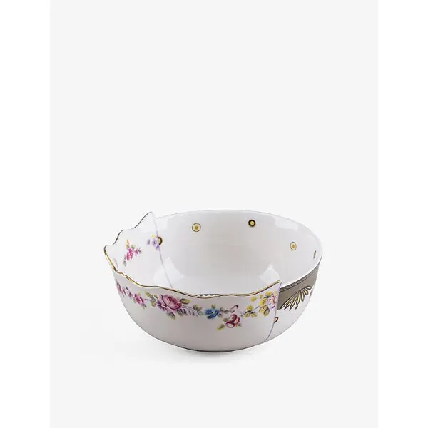 SELETTI Hybrid Saylac Abstract-pattern Bone-china Porcelain Bowl