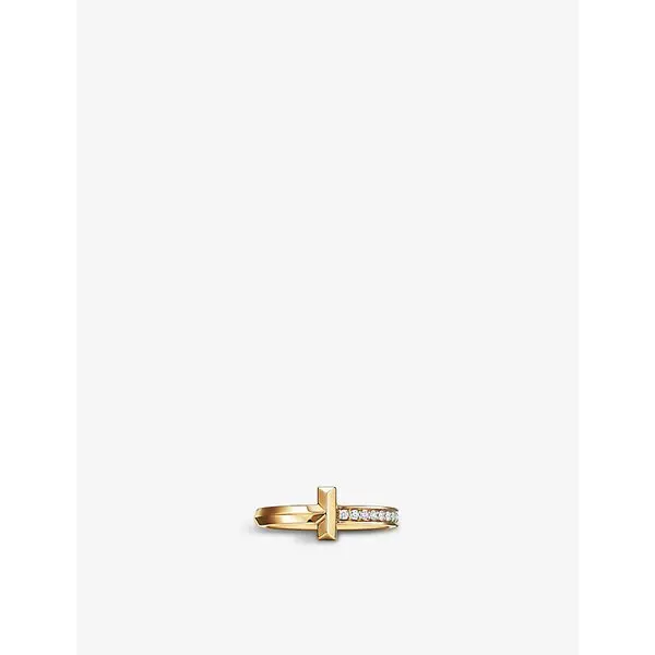 Tiffany & Co. T T1 Narrow Diamond Ring - 18ct Gold