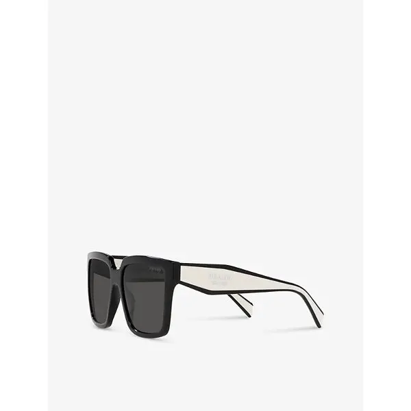 Prada Pr 24zs Square-frame Sunglasses - Black