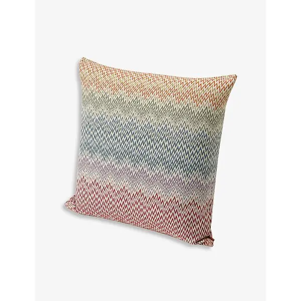 Missoni Arras Geometric-pattern Woven Cushion 60cm X 60cm - Multi-coloured