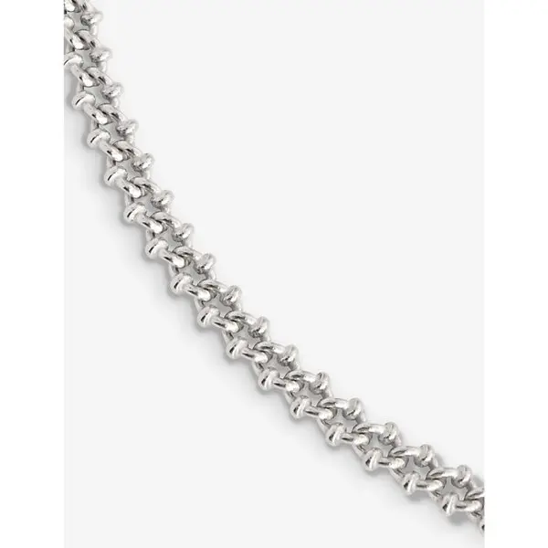 Emanuele Bicocchi Knot-chain Sterling Necklace - Silver