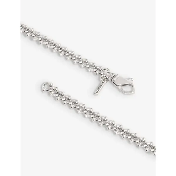 Emanuele Bicocchi Knot-chain Sterling Necklace - Silver