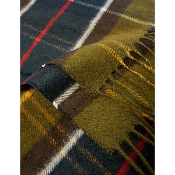 Barbour Yaxley Checked Woven Scarf