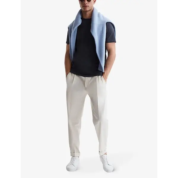 REISS Bless Regular-fit Cotton-jersey T-shirt