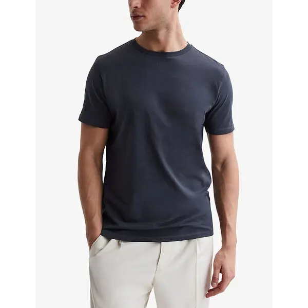 REISS Bless Regular-fit Cotton-jersey T-shirt
