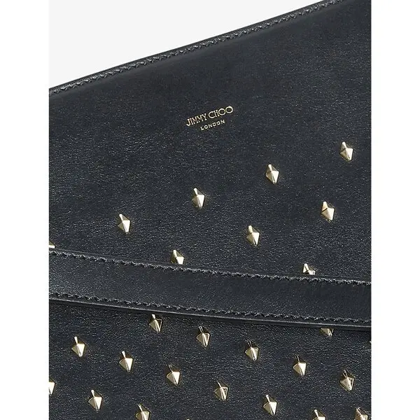 JIMMY CHOO Avenue Medium Leather Tote Bag
