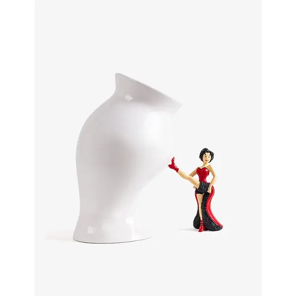 SELETTI Circus Character Resin Vase 28cm - One-color