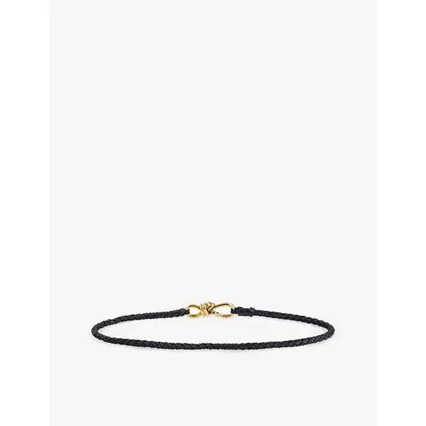 Bottega Veneta Andiamo Braided Leather Belt