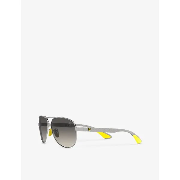 Ray-ban Scuderia Ferrari Metal Sunglasses - Silver